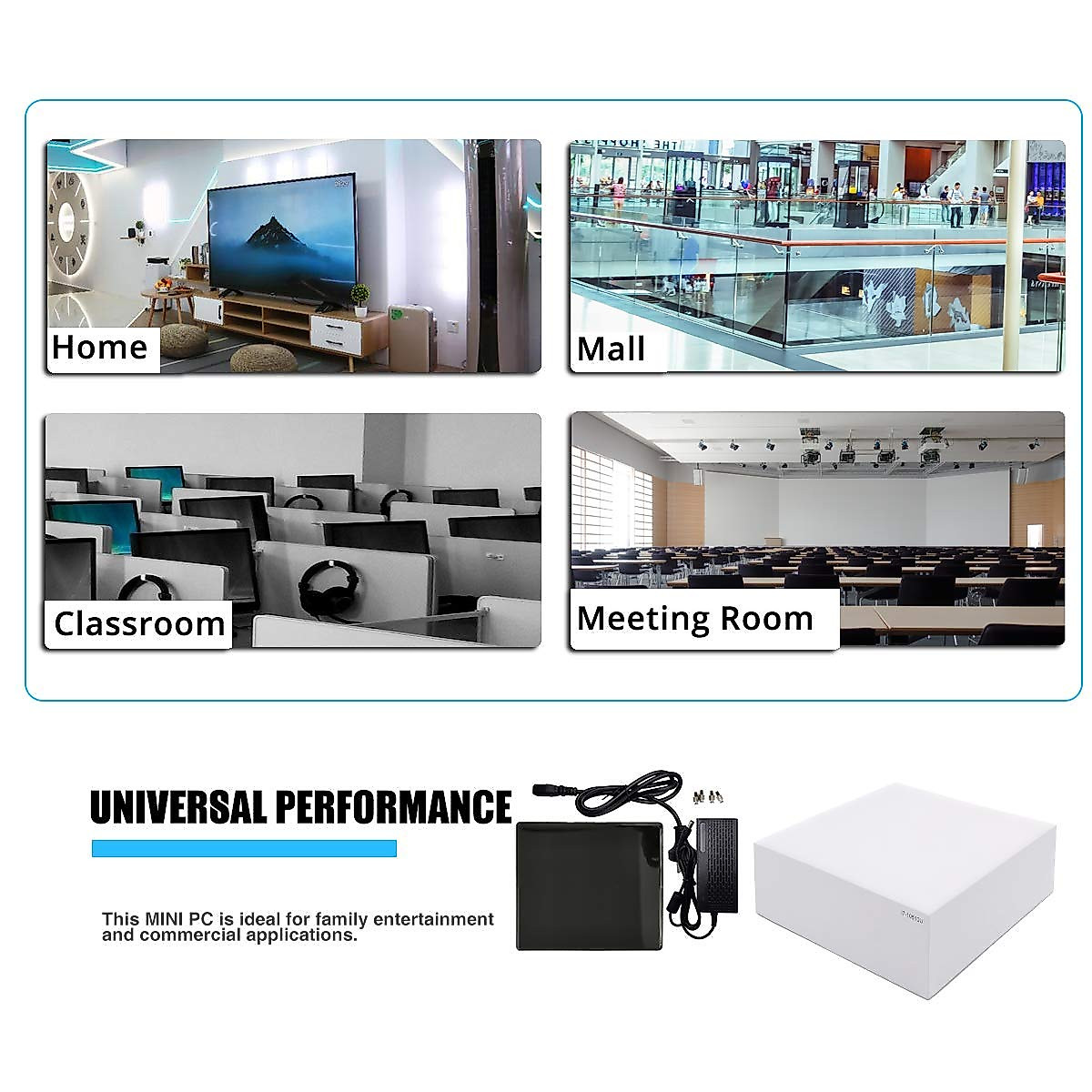 WEIDIAN i7 Mini PC 10th Gen Intel Core i7-10510U, 16GB RAM, 512GB SSD, Windows 11, Dual Display Type-C, Gigabit Ethernet, M.2 SSD, 4K HDMI Output