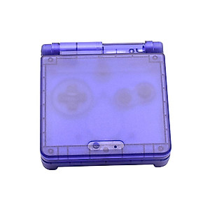 Meijunter Replacement Transparent Clear Full Housing Shell Case Repair Parts Kit w/Lens&Screwdriver for Nintendo Gameboy Advance SP GBA SP Console