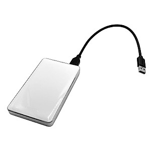 Avolusion T1 Series 500GB USB 3.0 Portable External Gaming Hard Drive - White (for PS5, Pre-Formatted) - 2 Year Warranty (Renewed)