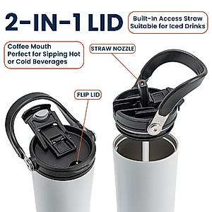 Macorner Personalized 30oz Tumbler With Handle, Just A Girl Who Loves Books Tumbler, Daughter Gifts