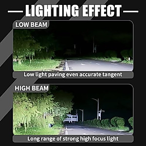 HUOKEDS for Toyota Tacoma 2016-2023 LED Lights Bulbs Combo, 6pcs Super Bright 6000K White High & Low Beam and Fog Lights LED Blubs Package