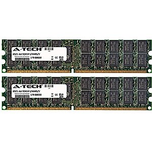A-Tech 16GB Kit (2x8GB) RAM for Acer Altos Series G5450 | DDR2 667MHz PC2-5300 ECC RDIMM Registered DIMM 240-Pin 1.8V Server Memory Upgrade Modules
