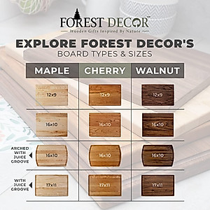 Forest Decor Handwritten Recipe Cutting Board, Personalized Cooking Gift, Family Recipe Engraved, Mom and Grandma Gift Recipe Keepsake, Mother's Day Gift, Sentimental Gift for Grandmother, Made in USA