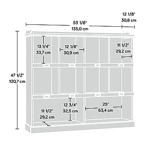 Sauder Barrister Lane Bookcase/ Book Shelf, Iron Oak finish