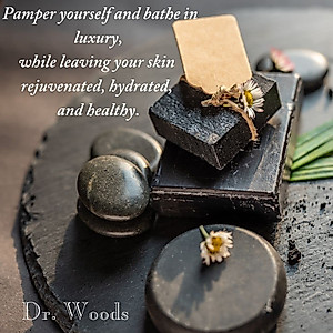 Dr. Woods Raw Black Liquid Castile Soap with Pump, 32 Ounce