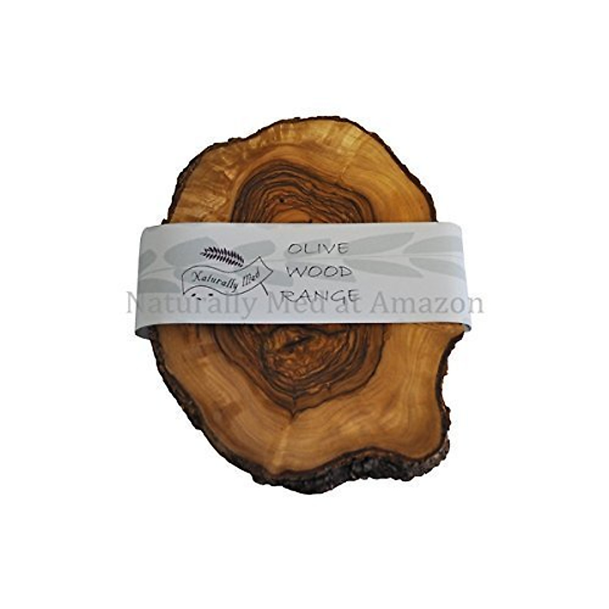Naturally Med Olive Wood Rustic Trivet