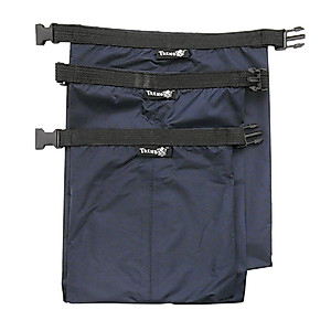 TRENDBOX Dark Blue - Set of 3 Sizes Roll Top Waterproof Dry bag Kit Storage Compression Bag Sack Poch Packing Organizers Water Resistant Camping Travel