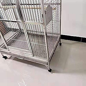 BMWPET SUS201 Stainless Steel PLAYTOP Style Bird CAGE Parrot CAGE 36"X26"X65"