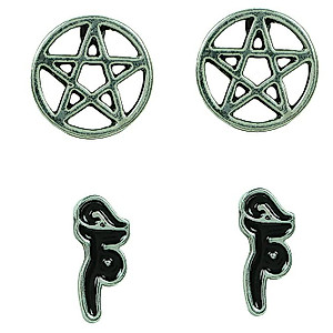 Supernatural Join The Hunt Earring Set, 4 Pack
