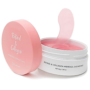 misoli Retinol & Collagen Under Eye Patches - Under Eye Patch for Puffy Eyes & Bags, Dark Circles and Puffiness, Cooling Patches for Skincare, Under Eye Patchess for Beauty & Personal Care