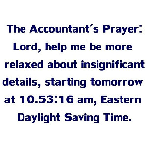 CafePress Accountant's Prayer Mug Ceramic Coffee Mug, Tea Cup 11 oz