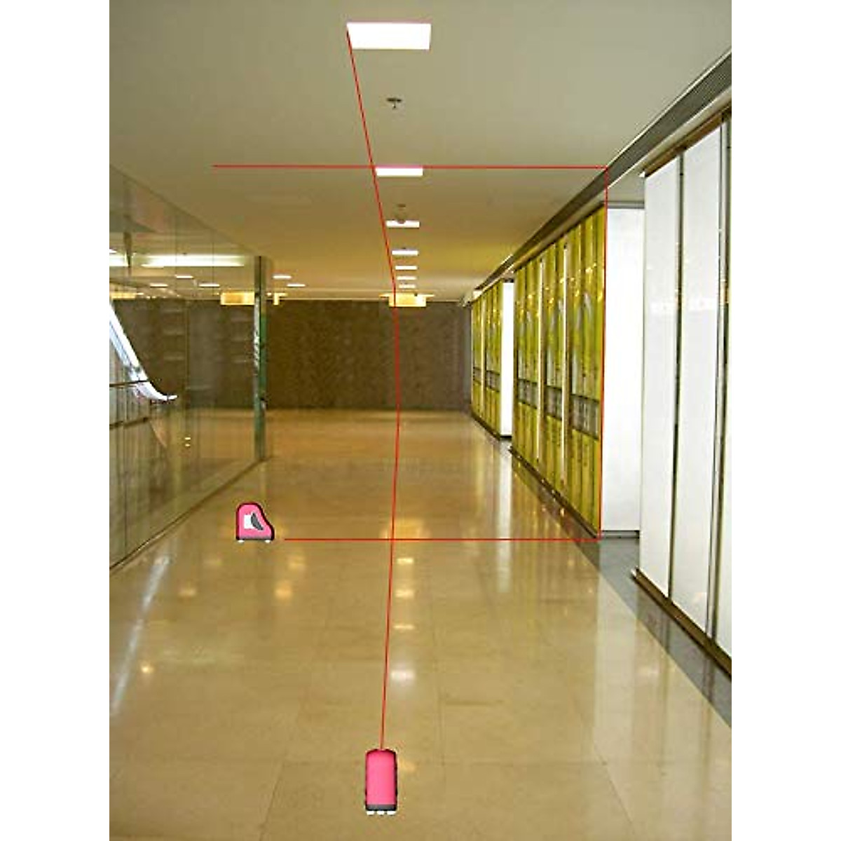 Danpon Laser Level One Red Vertical Line,Small,High Brightness,Projection Angle Greater than 120°,All Laser Modules are Assembled with Aspheric Glass Lens,VH-30R