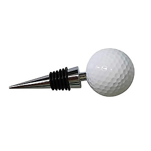 Hemoton Wine Bottle Champagne Stopper Golf Ball Design Wine Caps Wine Sealers Preservers Saver Wine Bottle Beverage Seal Plug for Wedding Party