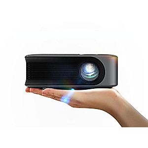 NarcNton Projector Smart TV WiFi Portable Home Theater Cinema Battery Sync Mobile Phone Beam LED Projector Suitable for 4k Movie Projector A30C-Battery