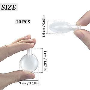 WishLotus Replacement Squeakers for Dog Toys, 30mm Toy Noise Maker Plush Toy Repair Reed Insert Airbag Replacement for Dog Cat Toy Repair Round(30mm 10pcs)