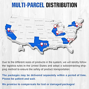 ECO-WORTHY 1200W Solar Tracker System: 6pcs Bifacial 195W Monocrystalline Solar Panels, Dual-Axis Solar Tracking Kit with Tracker Controller for Shed Farm Yard Hut Field and Any Off-Grid