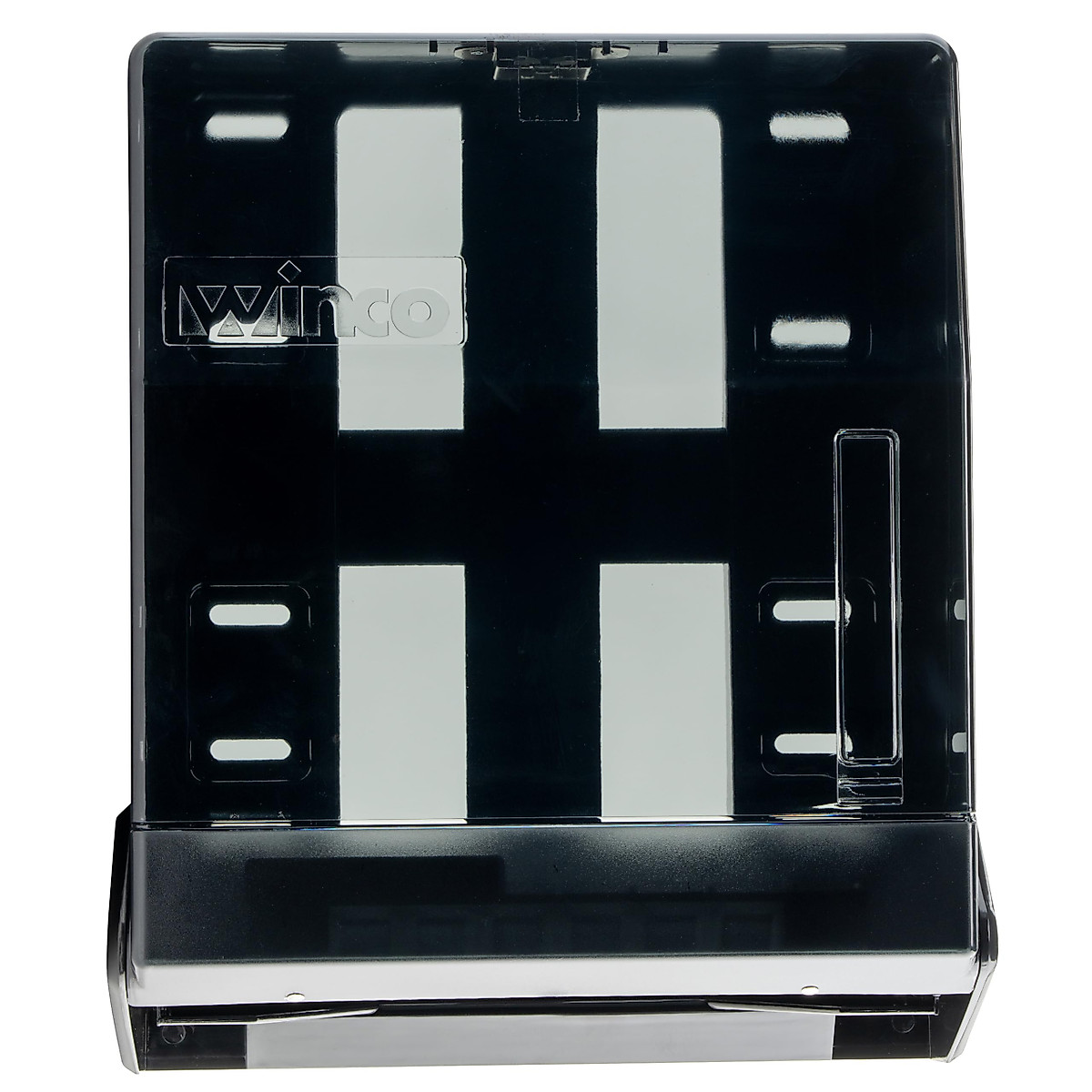 Winco Paper Towel Dispenser, Medium, Black