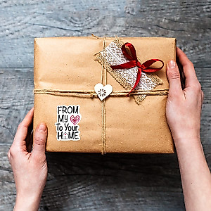 Littlefa 1.5” from My Heart to Your Home Stickers,Thank You Stickers,Bakeries Stickers,Handmade Stickers,Small Business Stickers, Envelopes Stickers, Gift Bags Packaging 500 PCS