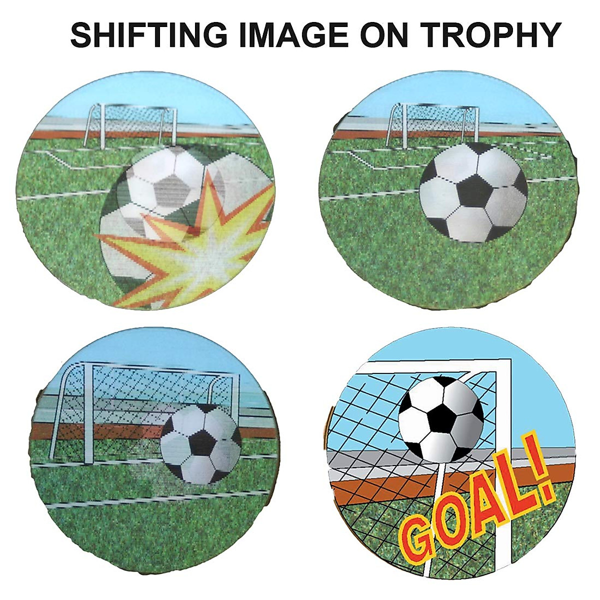 Express Medals Boys Soccer Trophy Award Kits That Include Silicone Soccer Wrist Band Awards (Pack of 10)