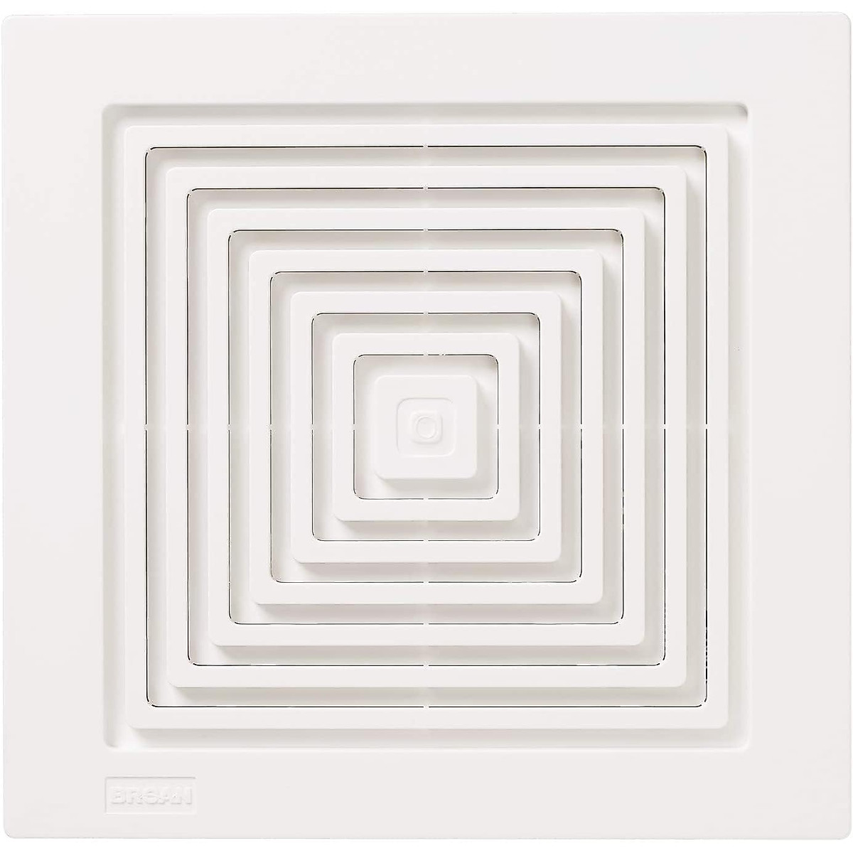 Replacement 97011723 Grille For Broan-Nutone Compatible Models 663, 670, 671, 675, 688, 689 Ventilation Fans - Plastic White Cover with Spring, Replaces OEM # S97011723, or 97011723, or BP46