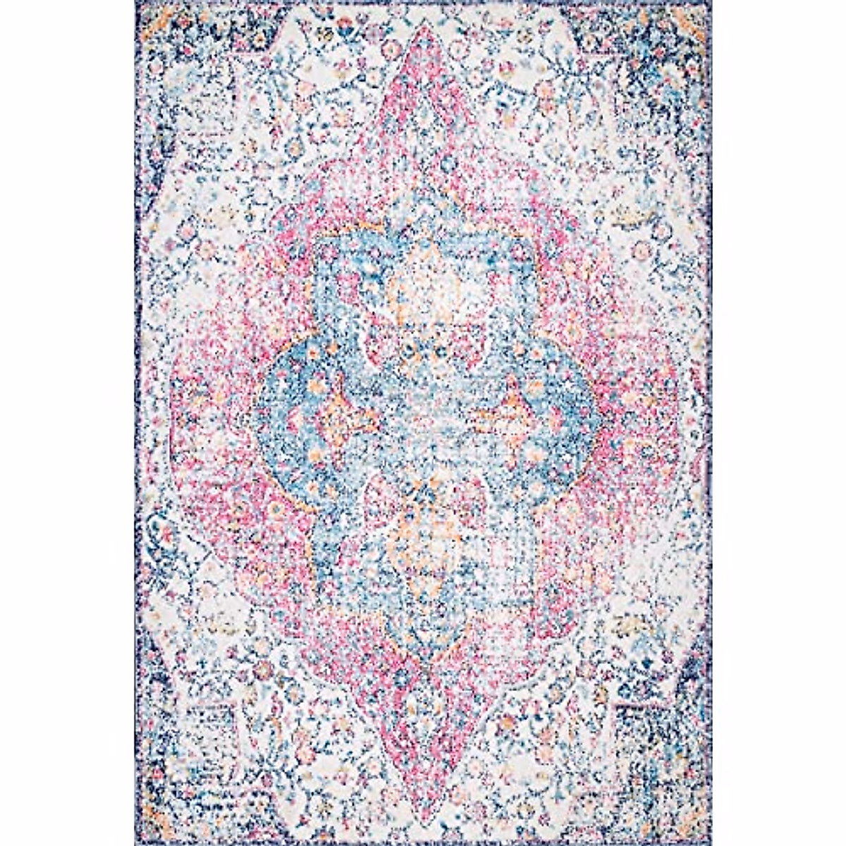 nuLOOM Vintage Maryetta Area Rug, 5' x 7' 5", Red