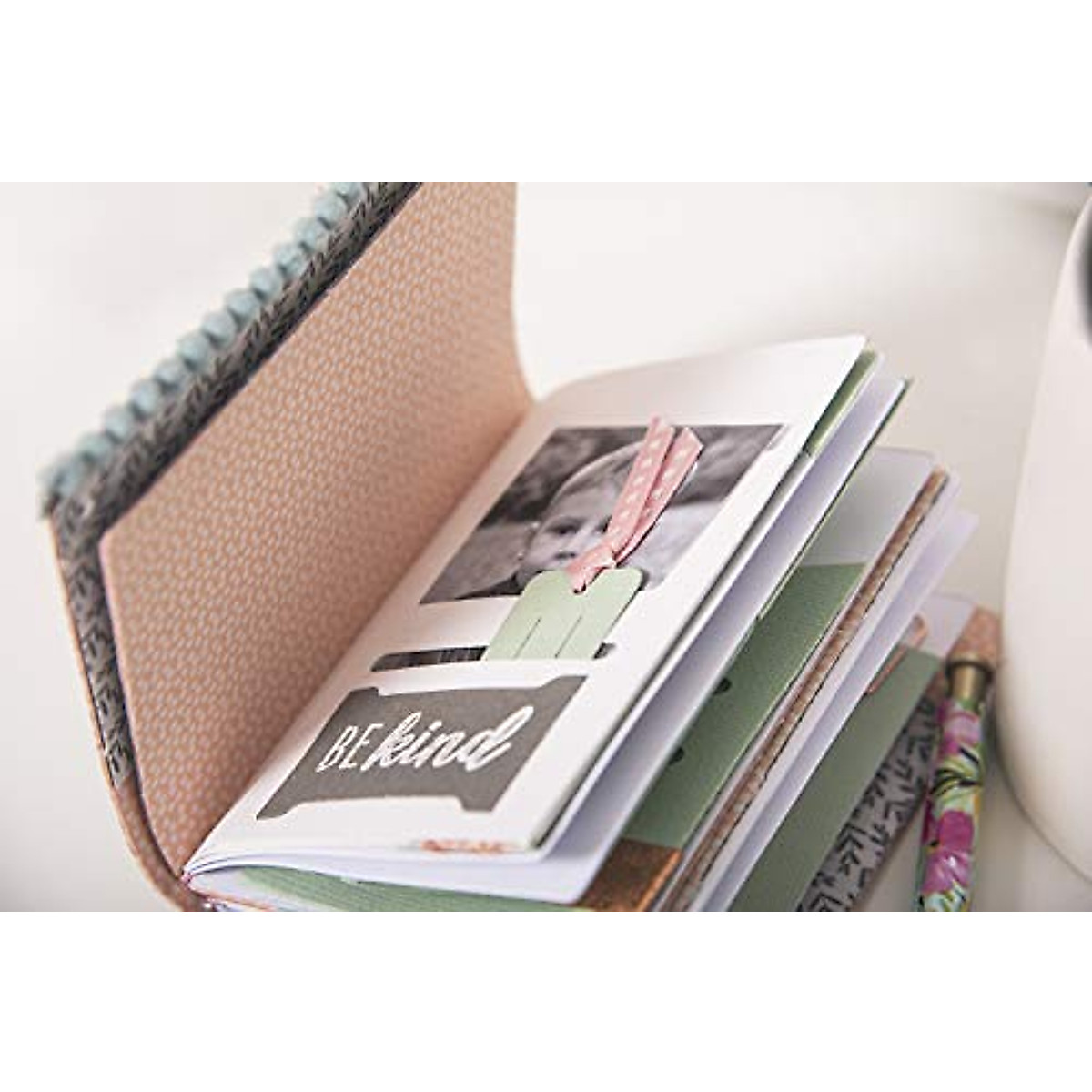 Sizzix ScoreBoards XL Die Pocket Notebook by Eileen Hull, Multicolor