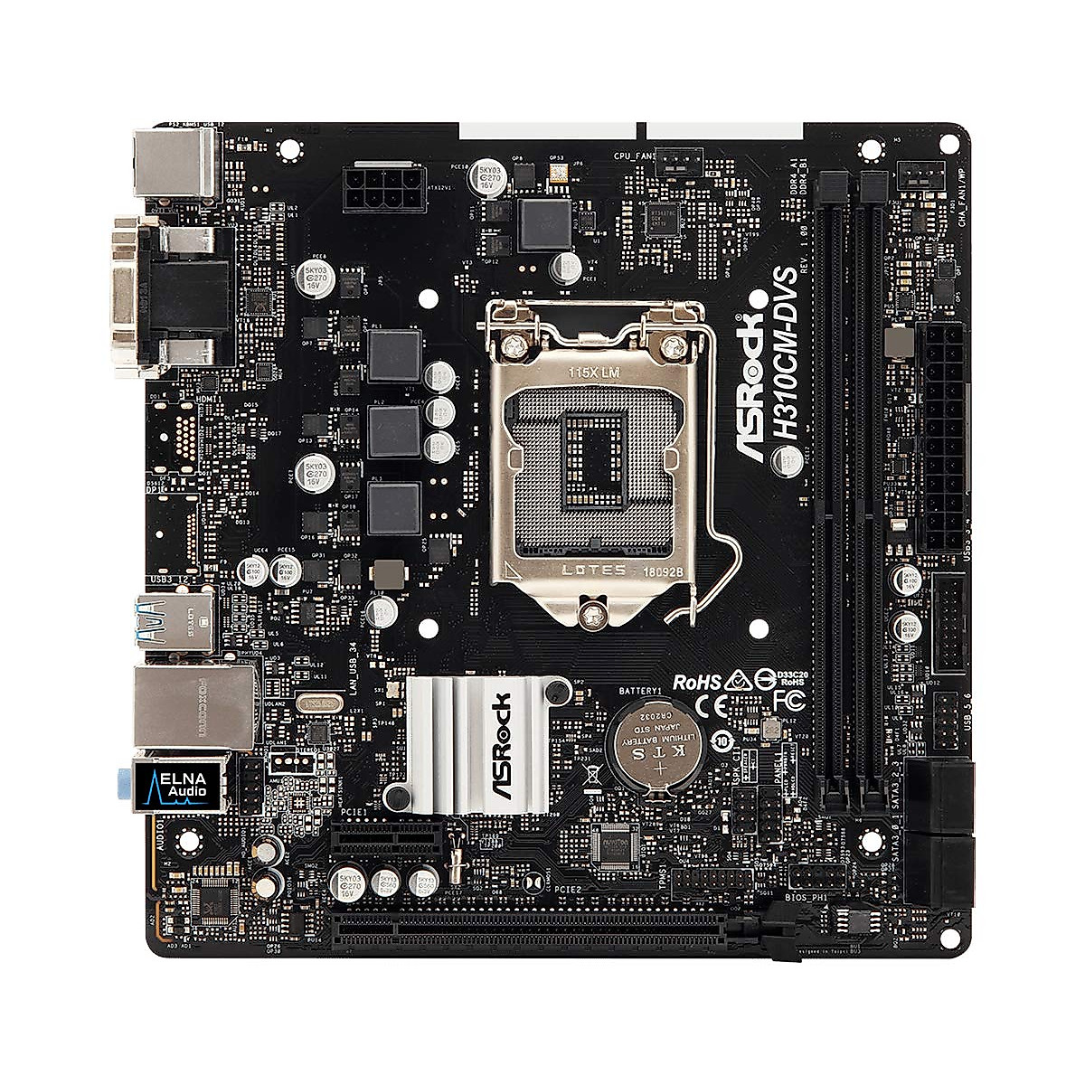 MB ASRock H310CM-DVS 1151 M-ATX D-Sub/DVI DDR4 Retail
