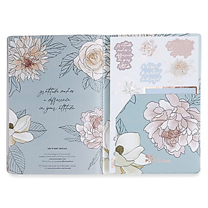 Gratitude Journal/Planner, Edition 3 - Flora. Daily Reflection Notebook. Daily Quotes and Reflection Logs. Sticker Sheet Included. Portable Petite Planner by Erin Condren.