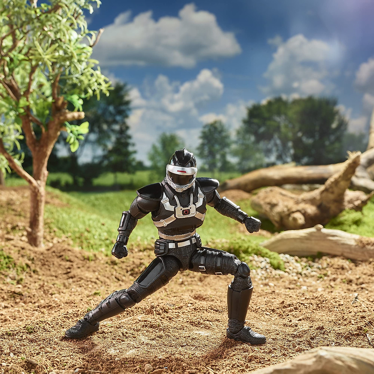 Power Rangers Lightning Collection in Space Phantom Ranger 6-Inch Premium Collectible Action Figure Toy with Accessories, Ages 4 and Up