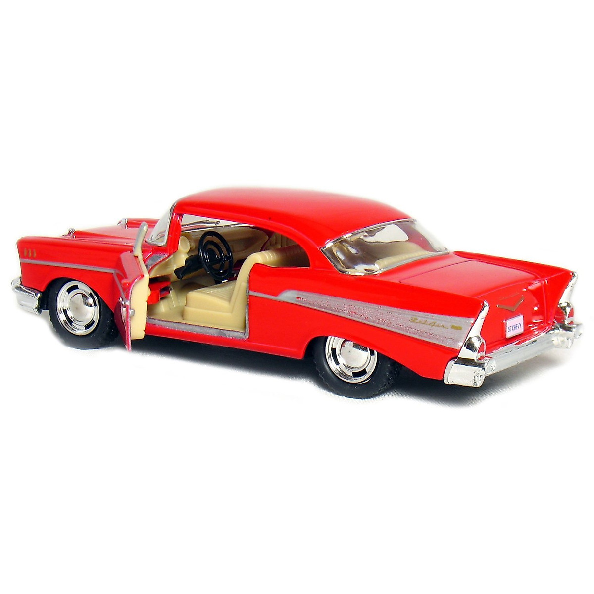 KiNSMART 5" 1957 Chevy Bel Air Coupe 1:40 Scale (Red)