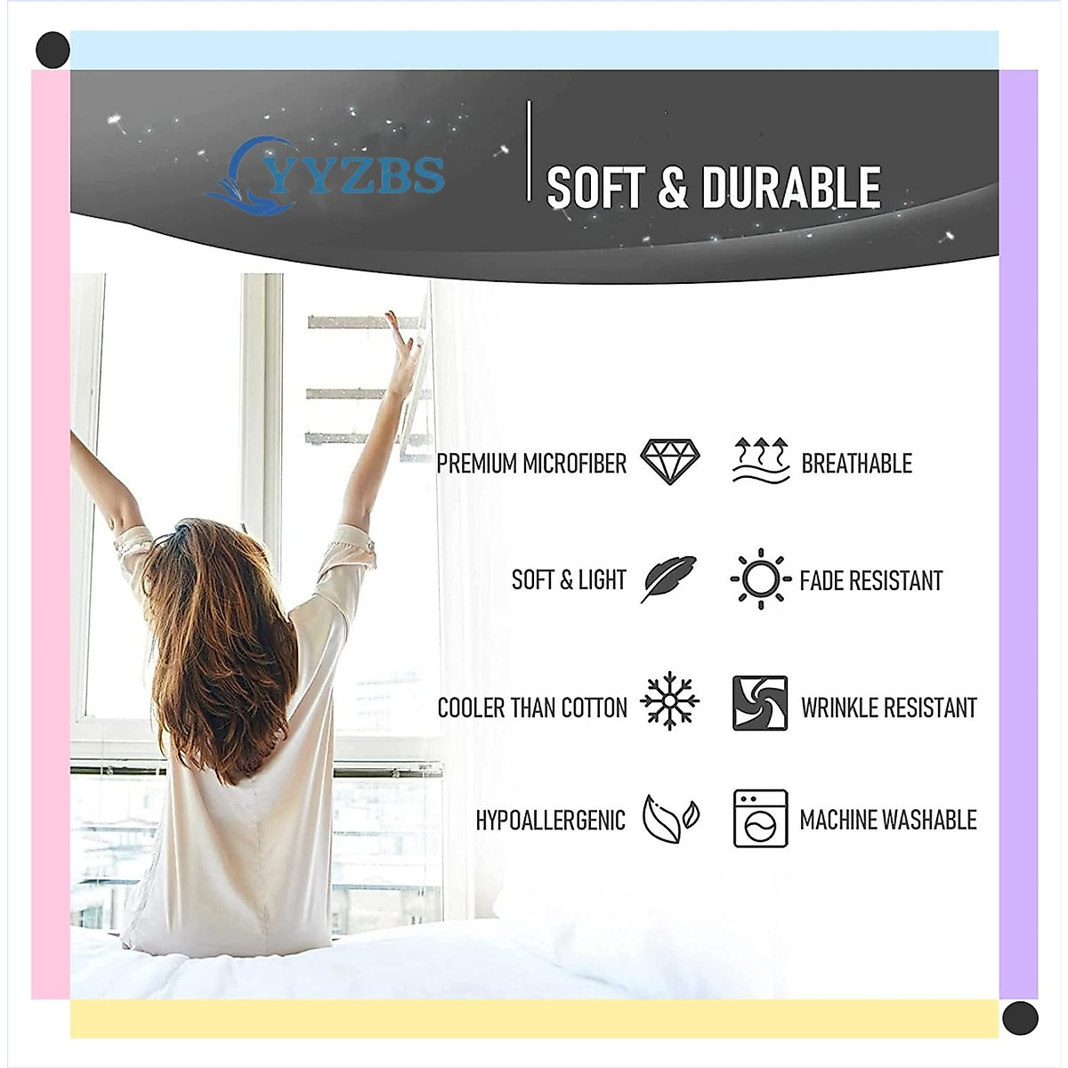 Elephant King Bedding Set Ethnic Duvet Cover 3-piece Set for Bedroom Decor Soft Microfiber Comforter Cover 104x90 Inches and 2 Pillowcases, with Zipper Closure and Ties