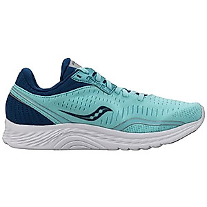 Saucony Women's S10552-25 Kinvara 11 Running Shoe, Aqua/Blue - 10 W US