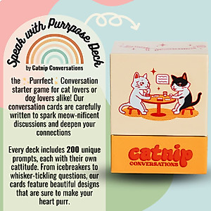 Catnip Conversations Cards - Artfully Designed to Inspire Meaningful Conversations