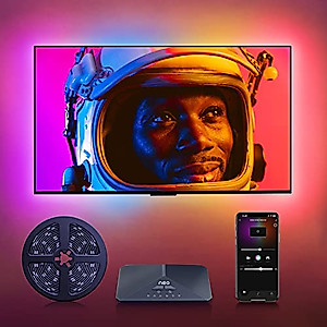 Lytmi Fantasy TV LED Backlight Kit, with Neo 2 Sync Box and TV led Strip Lights for 65~70” TV, Impressive Color Blends, Compatible with Alexa | Google Assistant | TV Box | Xbox | PS5 etc, App Control