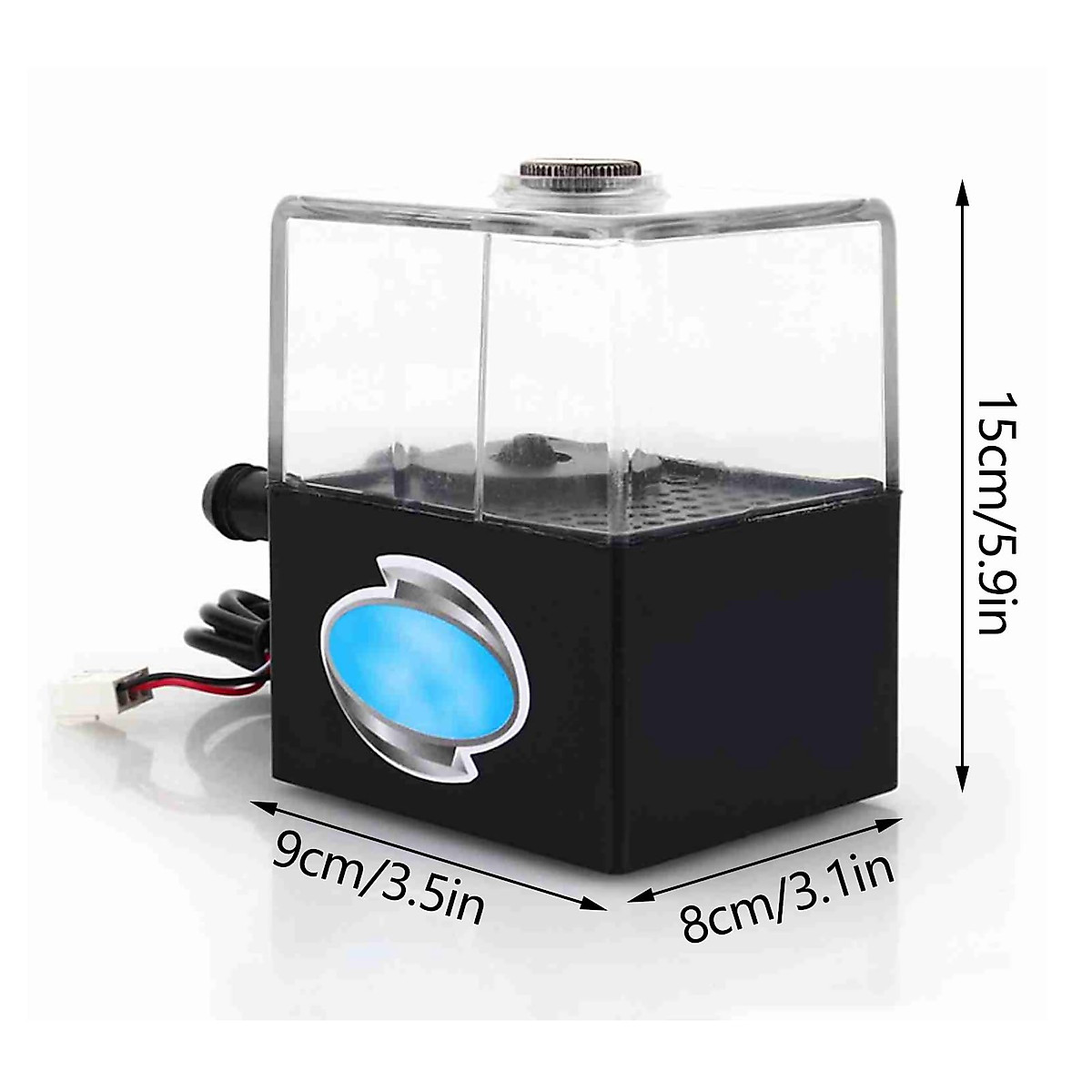 Yosoo SC-300T DC 12V Ultra-Quiet Water Cooling Pump 4W Reservoir max.300L/h for PC CPU Liquid Cooling System