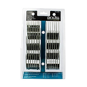 Andis Universal Hair Clipper Cutting Guides Attachments Set of 9