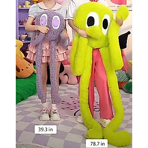 INSTITIZER Octopus Stuffed Animals, Long Legs Octopus Giant Toy, 39.3in Soft Octopus Plush Stuffed Ocean Animals Throw Pillow for Kids Girls Boys Adults Birthday