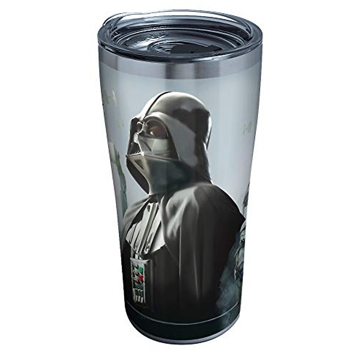 Tervis Triple Walled Star Wars Insulated Tumbler Cup Keeps Drinks Cold & Hot, 20oz - Stainless Steel, Darth Empire