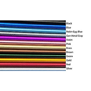 6 Pack DODCO Heavy Duty Aluminum Metal Coat Clothes Suit Pants Hangers Made in The USA (Robin Egg Blue)