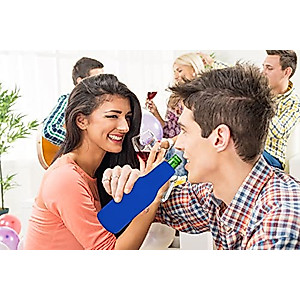 Blank Neoprene Beer Bottle Coolie with Opener (Variety Color 6 Pack)