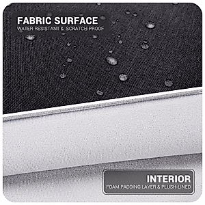 MicaYoung 14-15 Inch Laptop Shoulder Messenger Bag Carrying Case Briefcase Slim Protective Computer Sleeve with Handle Strap Pocket for MacBook Acer ASUS HP Surface Dell Chromebook, Black