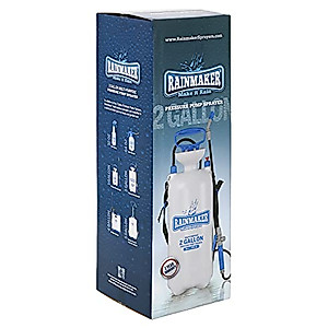 Rainmaker Multi-Purpose Pressure Pump Sprayer - For Home and Garden Applications, Easy-Pour No Mess Funnel Top, 2 Gallon