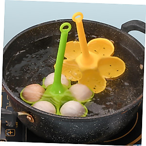 OKUMEYR 2pcs Silicone Egg Tray Poached Egg Holder Egg Poacher Cups Poaching Egg Cooker Egg Cookware Egg Poaching Cups Boiled Egg Cooker Poached Egg Cooker Child Boiled Eggs