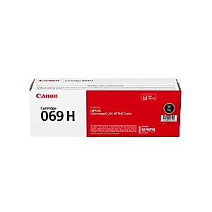 Canon 069 Black Toner Cartridge, High Capacity, Compatible to MF753Cdw, MF751Cdw and LBP674Cdw Printers