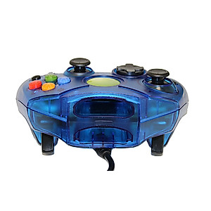 Replacement Controller for XBox Original - Blue Transparent - by Mars Devices