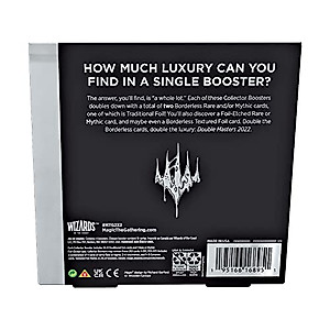 Magic: The Gathering Double Masters 2022 Collector Booster Box | 4 Count (Pack of 1) (Total 60 Magic Cards)