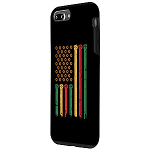 iPhone 7 Plus/8 Plus June 19, 1865 US Flag Fisting Hands and Flowers Case