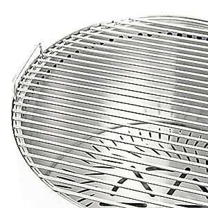 DIYTuning Grill Grate for 19.5” Fire Pit Outdoor Cooking Fireplaces Picnics Backpacking BBQ with Handle