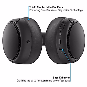 Panasonic RB-M300B Deep Bass Wireless Bluetooth Immersive Headphones with XBS DEEP and Bass Augmentation (Sand Beige), RB-M300B-C