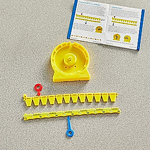 hand2mind - 92286 Number Line Clock for Kids Ages 5-10, Turn A Number Line Into A Clock, Hands-on Way to Go from Counting Numbers to Telling Time, Learning to Tell Time Clock, Homeschool Supplies (Set of 1)